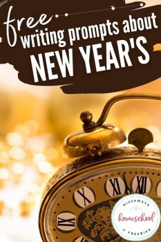 New Year's Creative Writing Prompts | Free Homeschool Deals