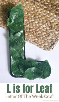 L for Leaf Preschool Craft | Free Homeschool Deals
