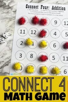 Free Connect 4 Math Game | Free Homeschool Deals