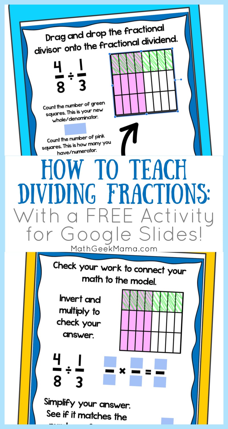 FREE Digital Dividing Fractions Activity | Free Homeschool Deals