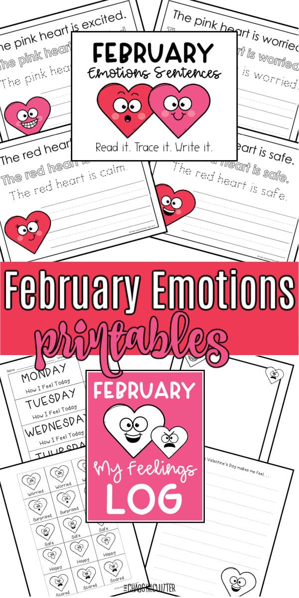 FREE Emotions Printables for February | Free Homeschool Deals
