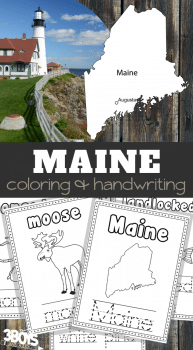 Free Maine Coloring Pages | Free Homeschool Deals