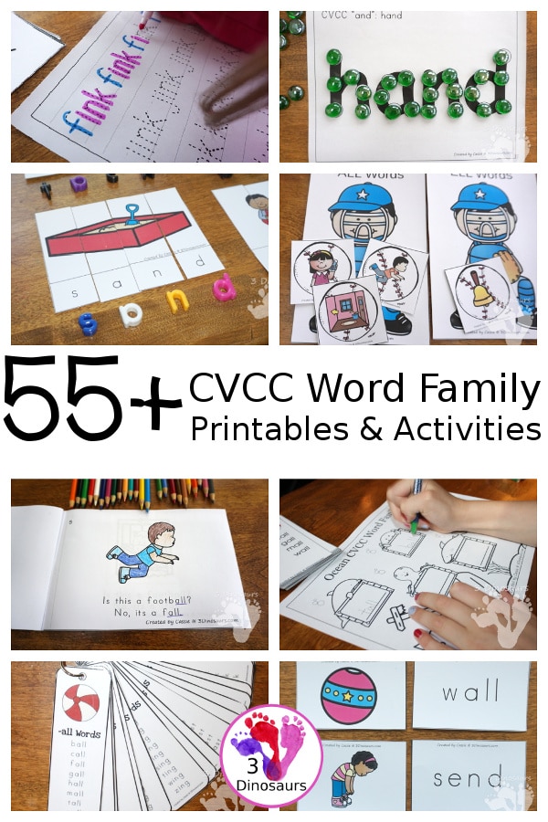 CVCC Word Family Resources Free Homeschool Deals CVCC Word Family Resources Free Homeschool Deals