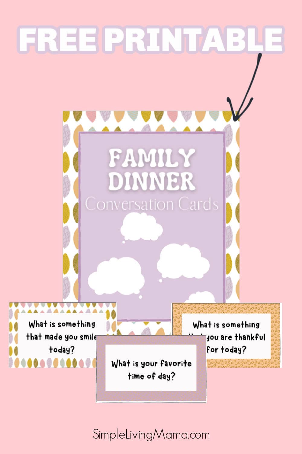 Free Family Conversation Starter Cards | Free Homeschool Deals Free Family Conversation Starter Cards | Free Homeschool Deals