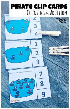 FREE Pirate Counting Cards | Free Homeschool Deals