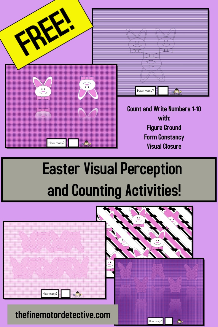 Free Easter Visual Perception Activities | Free Homeschool Deals