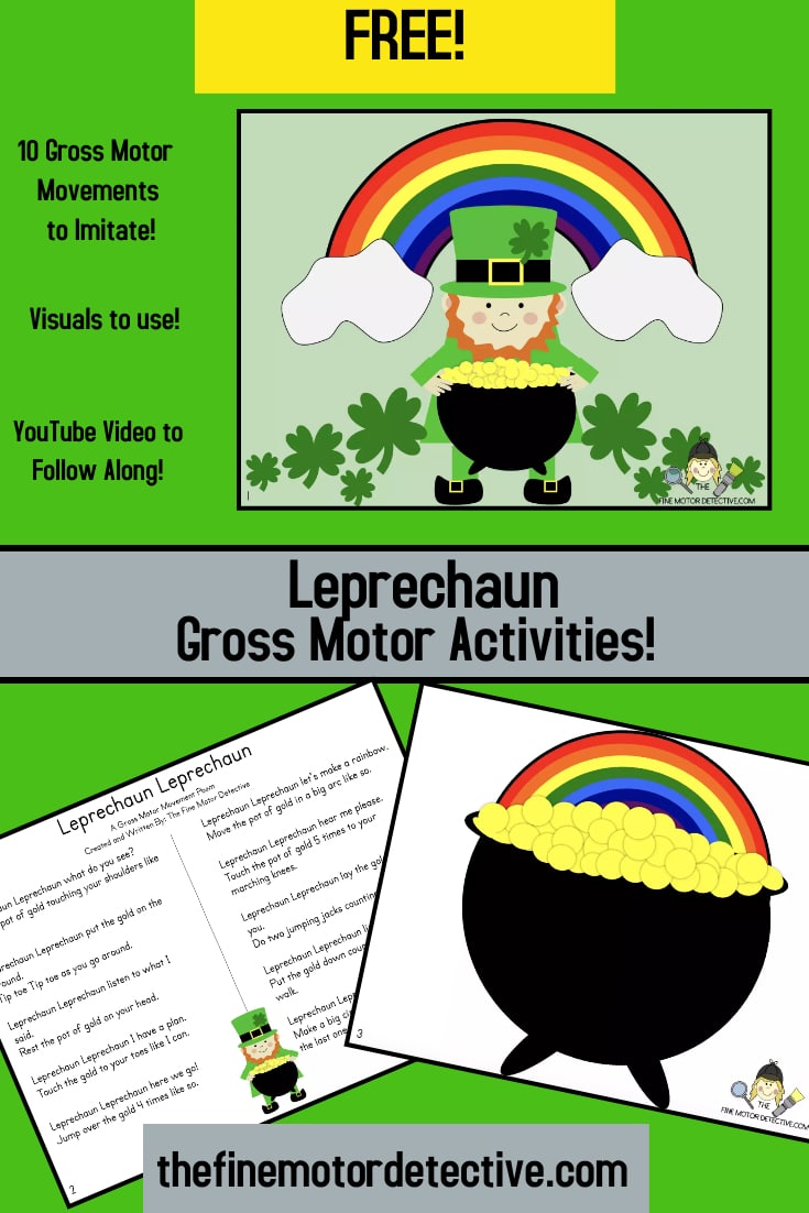 St. Patrick's Gross Motor Activity | Free Homeschool Deals