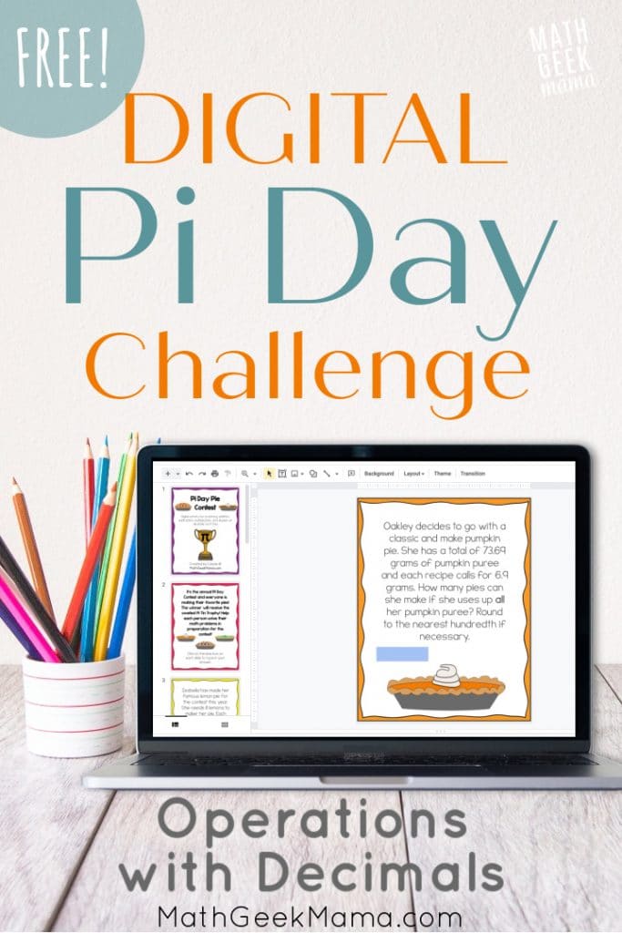 FREE Digital Pi Word Problems | Free Homeschool Deals