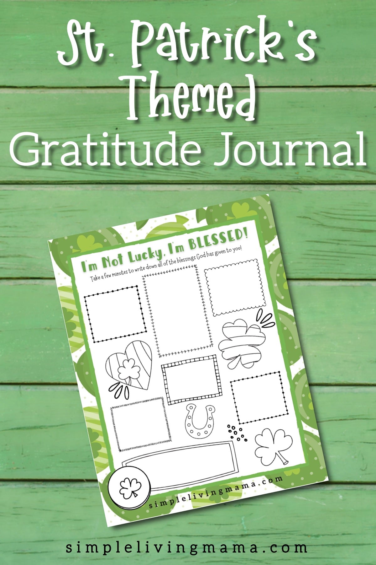 St. Patrick's Day Kids Journal | Free Homeschool Deals