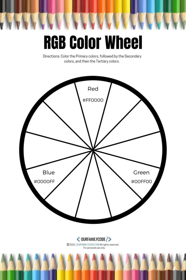 FREE Pi Color Wheel Activity | Free Homeschool Deals