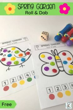 FREE Spring Roll & Dot Worksheets | Free Homeschool Deals