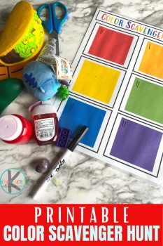 FREE Color Scavenger Hunt | Free Homeschool Deals