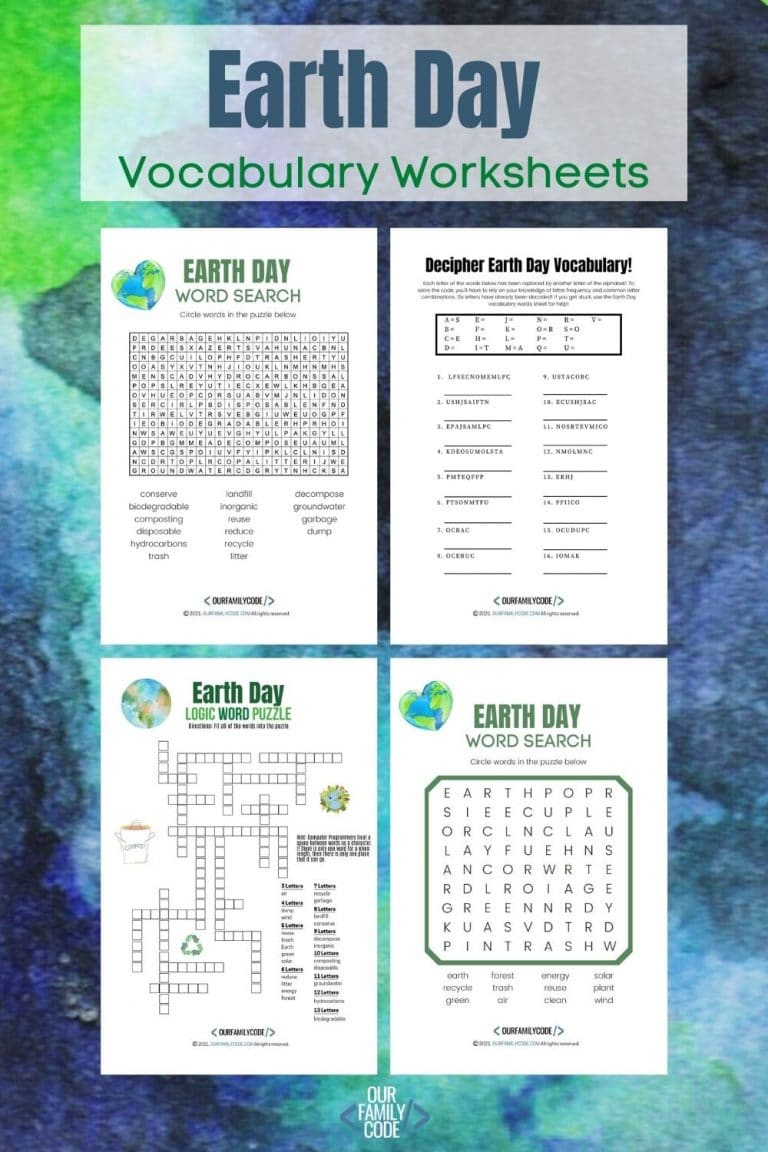 FREE Earth Day Vocabulary Activities | Free Homeschool Deals