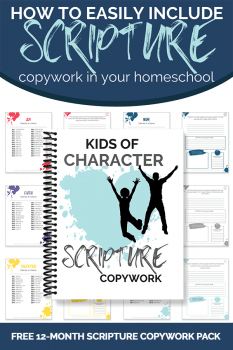 Free Printable Scripture Copywork | Free Homeschool Deals