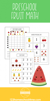 Fruit-Themed Free Preschool Math Worksheets | Free Homeschool Deals