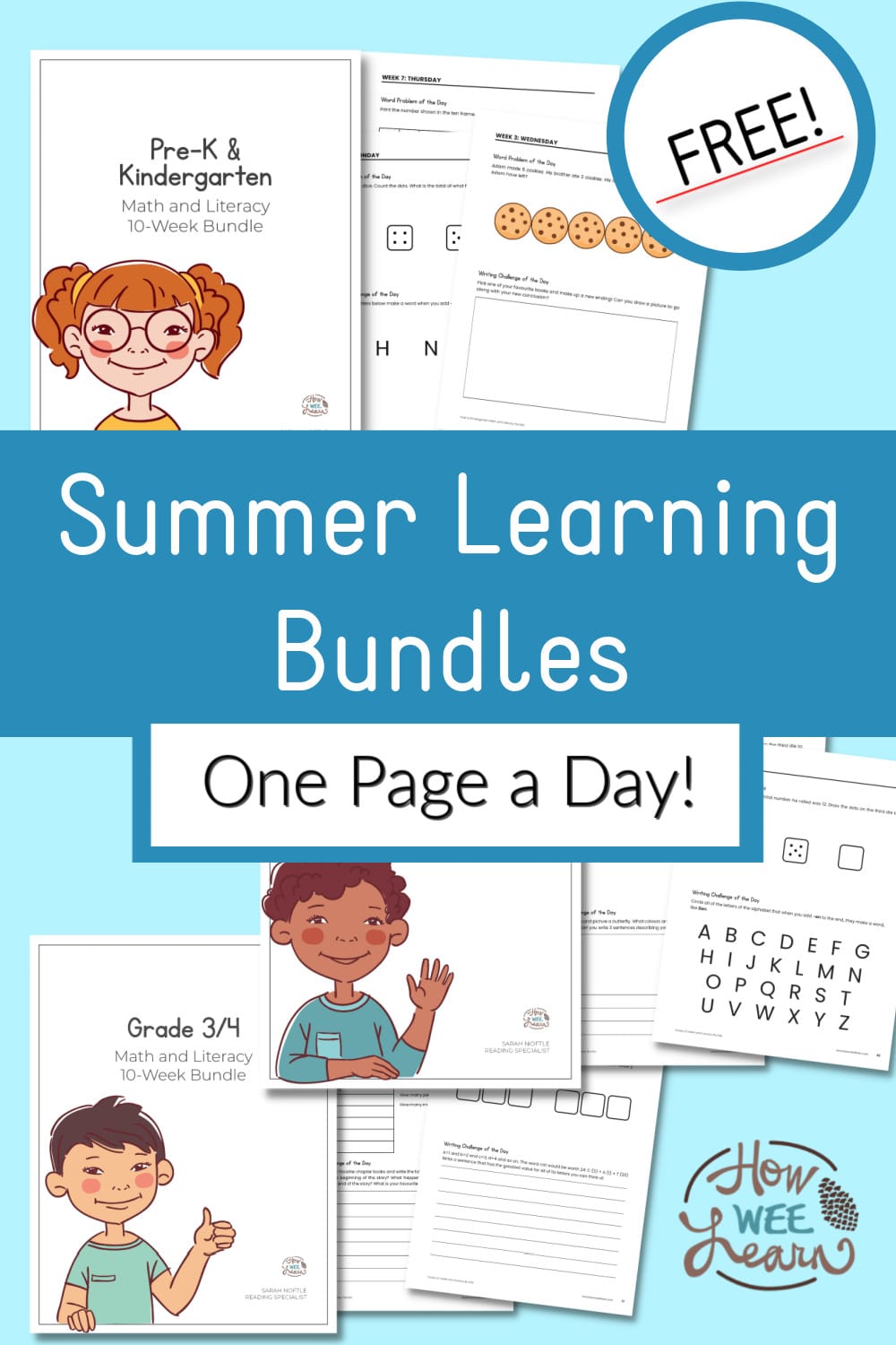 Ten Week Summer Learning Pack | Free Homeschool Deals
