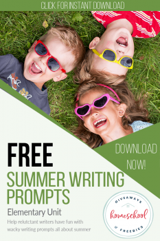 Summer Fun Creative Writing Pages | Free Homeschool Deals