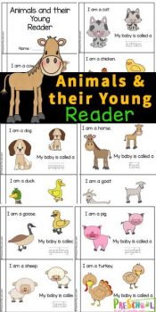 Animal Babies Early Reading Activity | Free Homeschool Deals