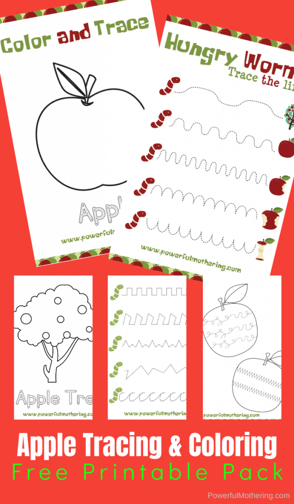Trace and Color Prewriting Worksheets | Free Homeschool Deals