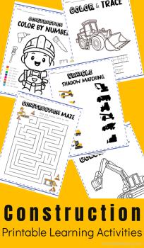 Free Construction-Themed Activity Pages | Free Homeschool Deals