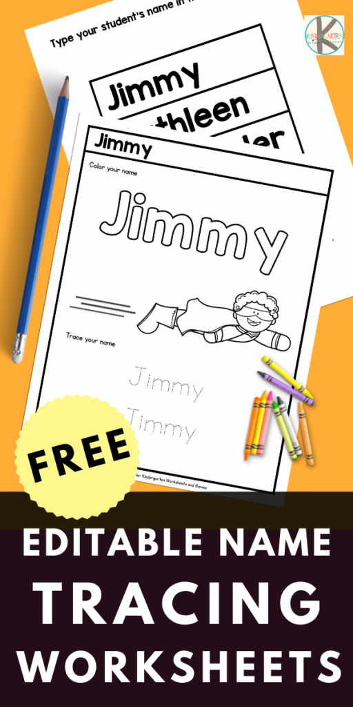 Editable Name Practice Worksheets | Free Homeschool Deals