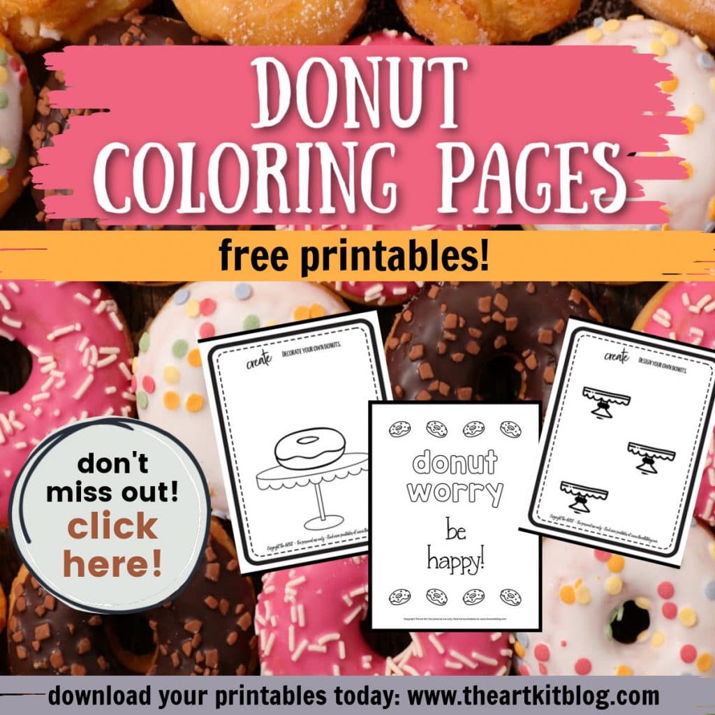 Free Donut Activity Pages | Free Homeschool Deals