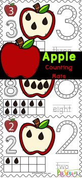 Apple Playdough Counting Activity | Free Homeschool Deals
