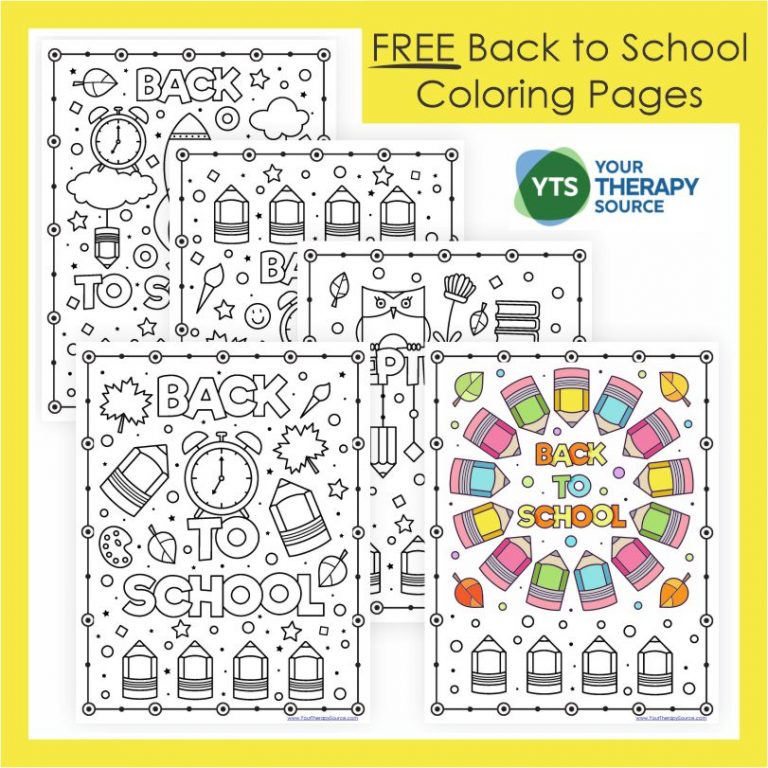 Free School Time Coloring Pages | Free Homeschool Deals