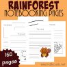Rainforest Unit Study Pages | Free Homeschool Deals