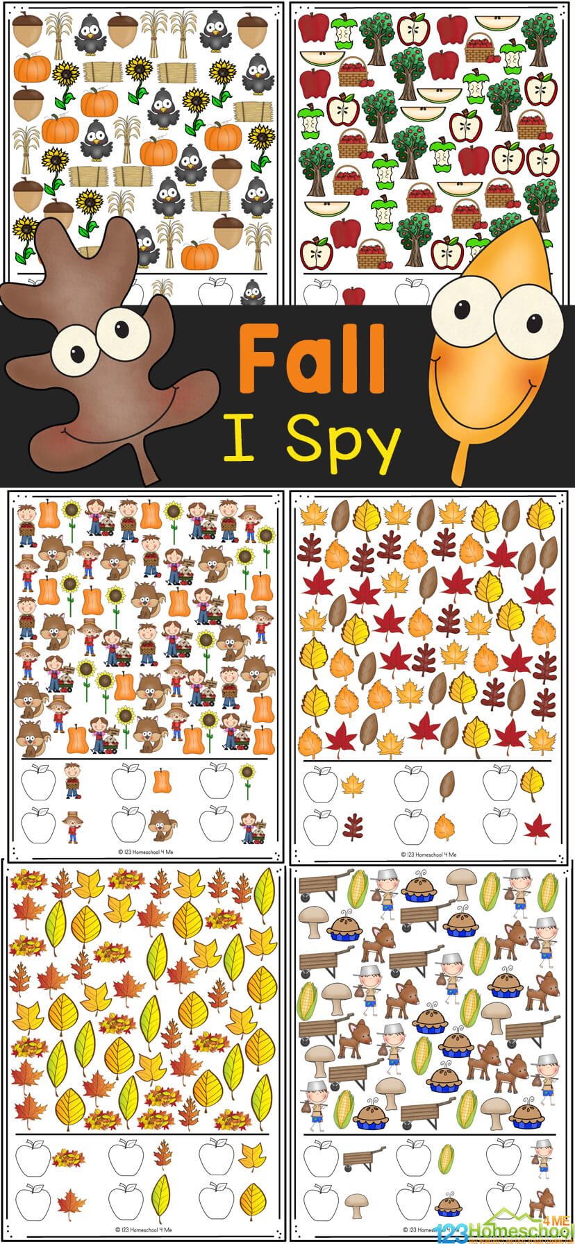 Fall I-Spy Activity Pages | Free Homeschool Deals