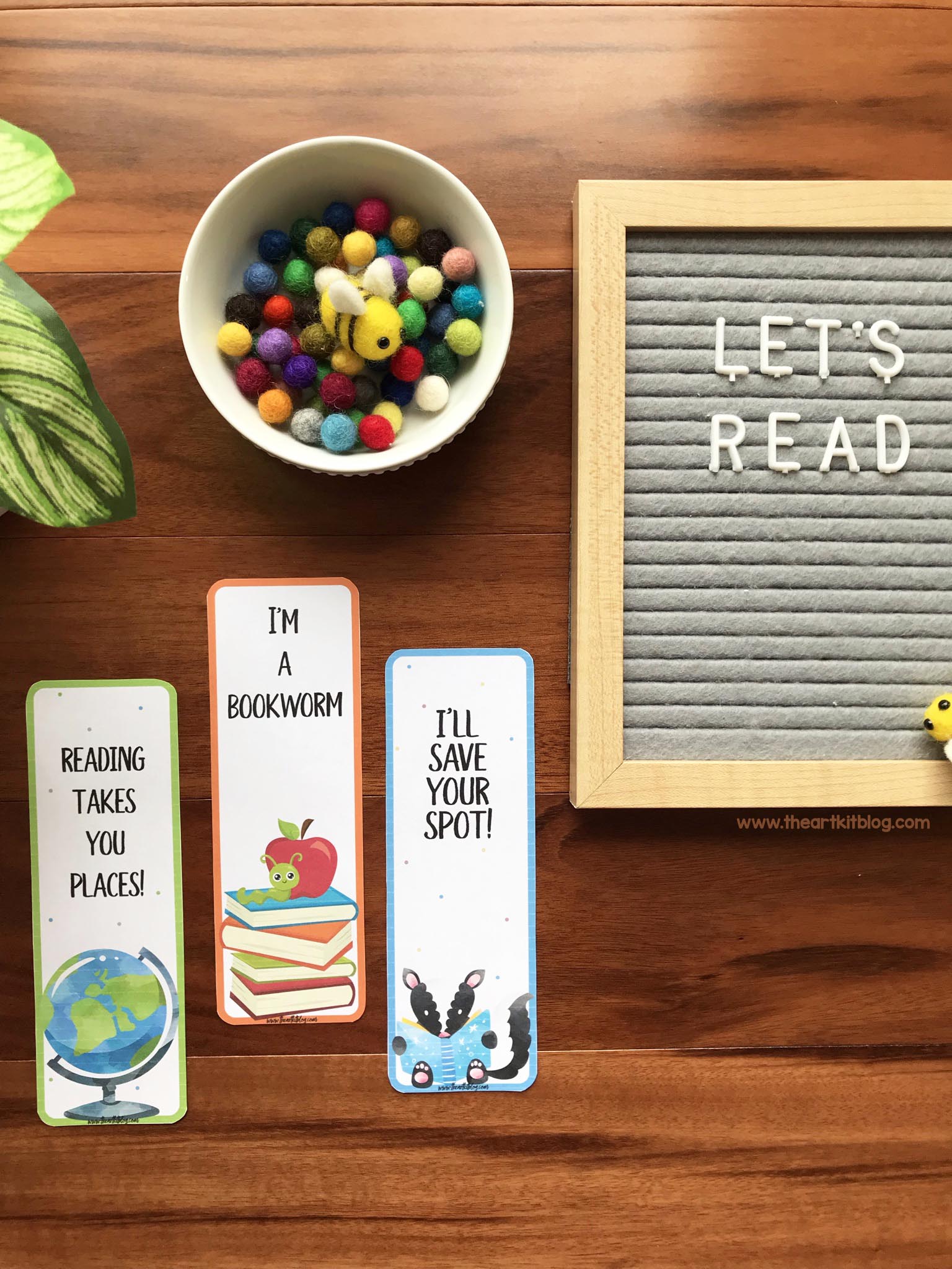 Kids' Colorful Reading Bookmarks | Free Homeschool Deals