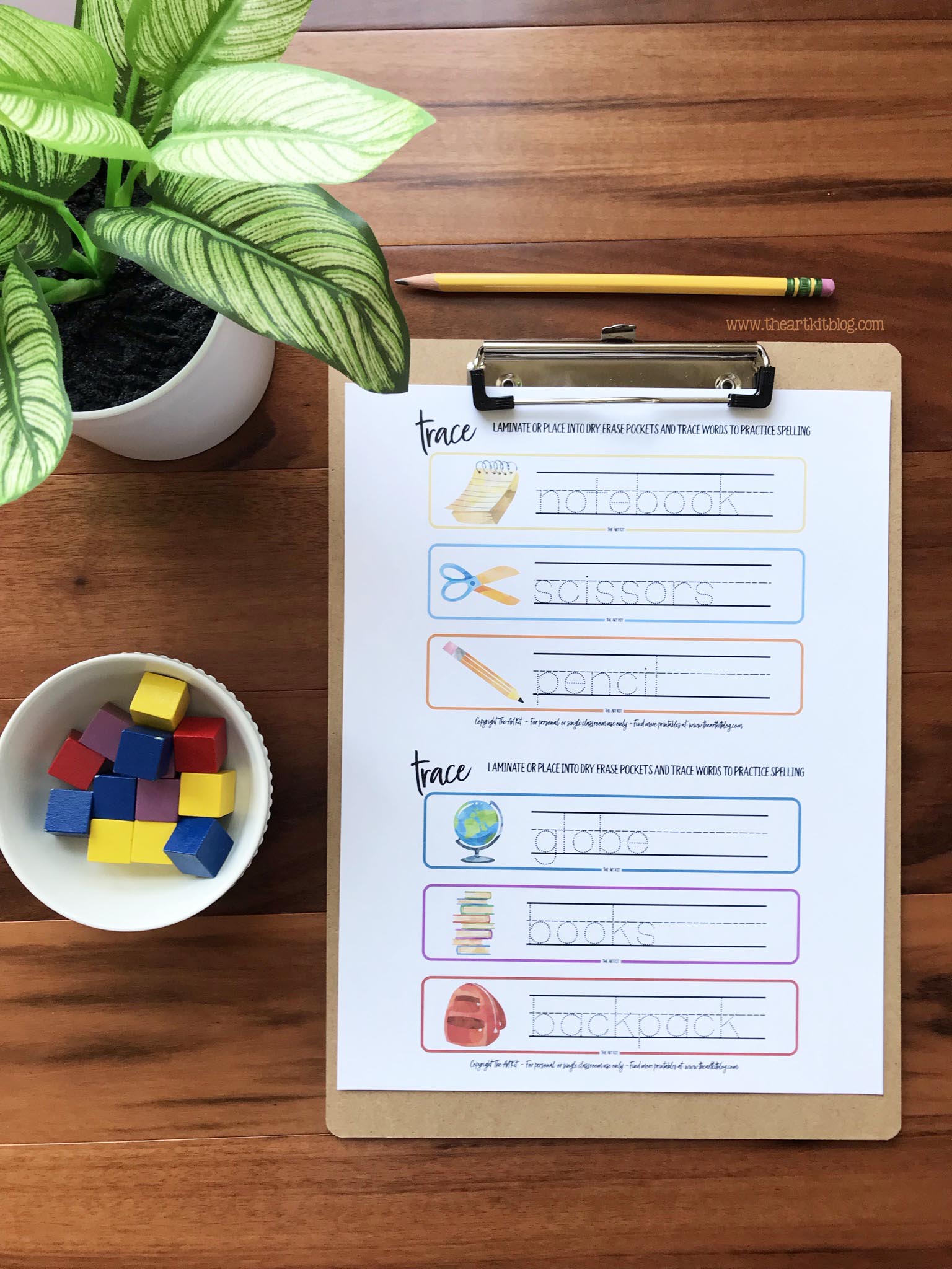 Back to School Tracing Activity | Free Homeschool Deals