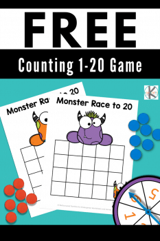 Counting to 20 Kindergarten Game | Free Homeschool Deals