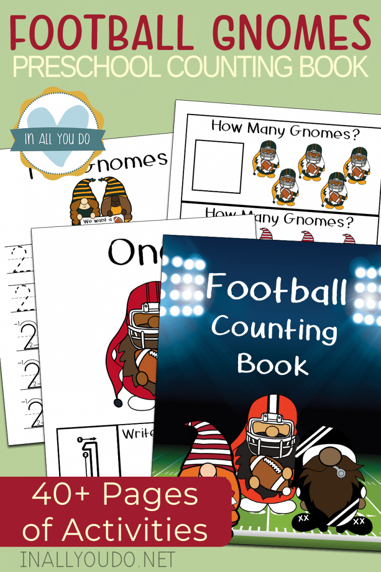 Preschool Football Counting Book | Free Homeschool Deals