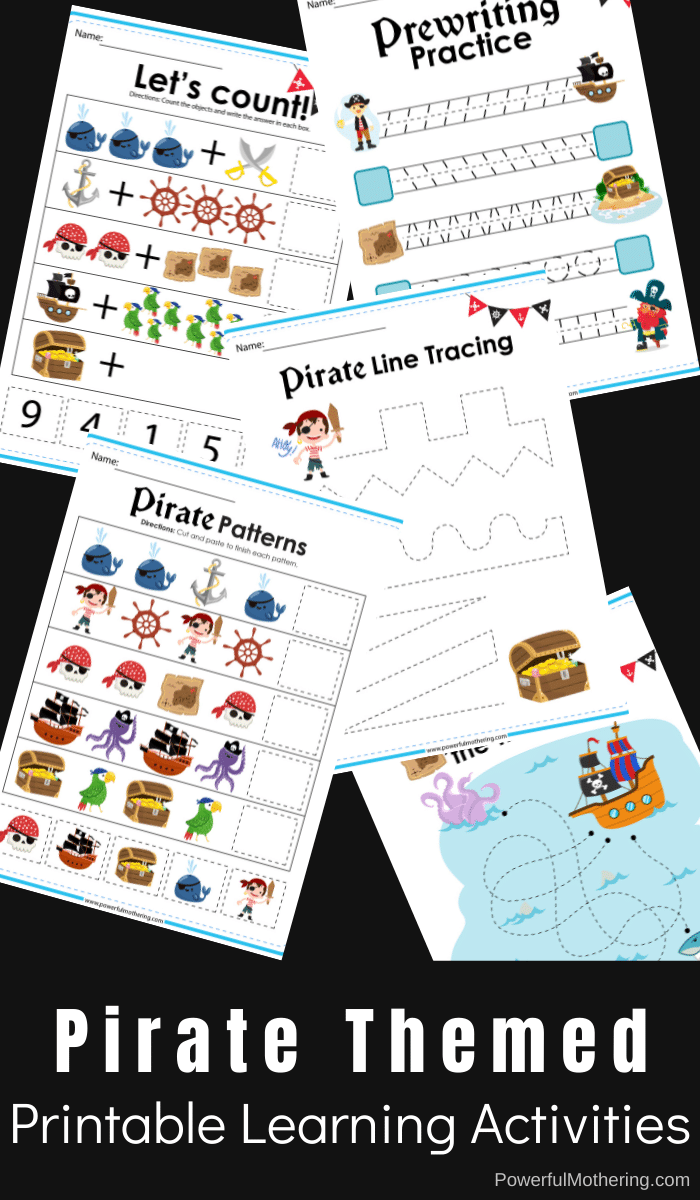 Preschool Pirate Learning Activities | Free Homeschool Deals