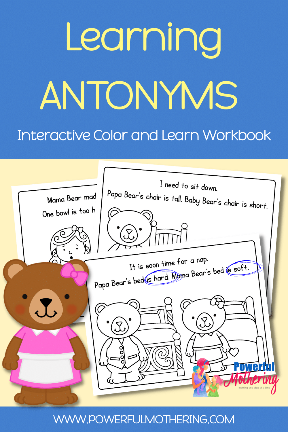 Easy Reader Antonym Book | Free Homeschool Deals