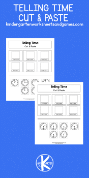 Cut and Paste Clock Activity | Free Homeschool Deals