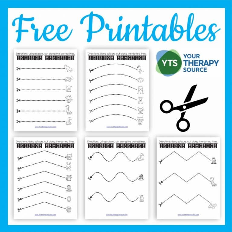 Preschool Cutting Practice Pages | Free Homeschool Deals