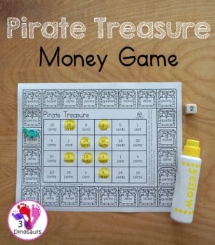Pirate Money Practice Game | Free Homeschool Deals