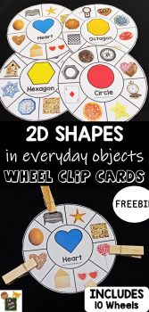 Shapes in Everyday Objects Clip Cards (with real photos) | Free ...