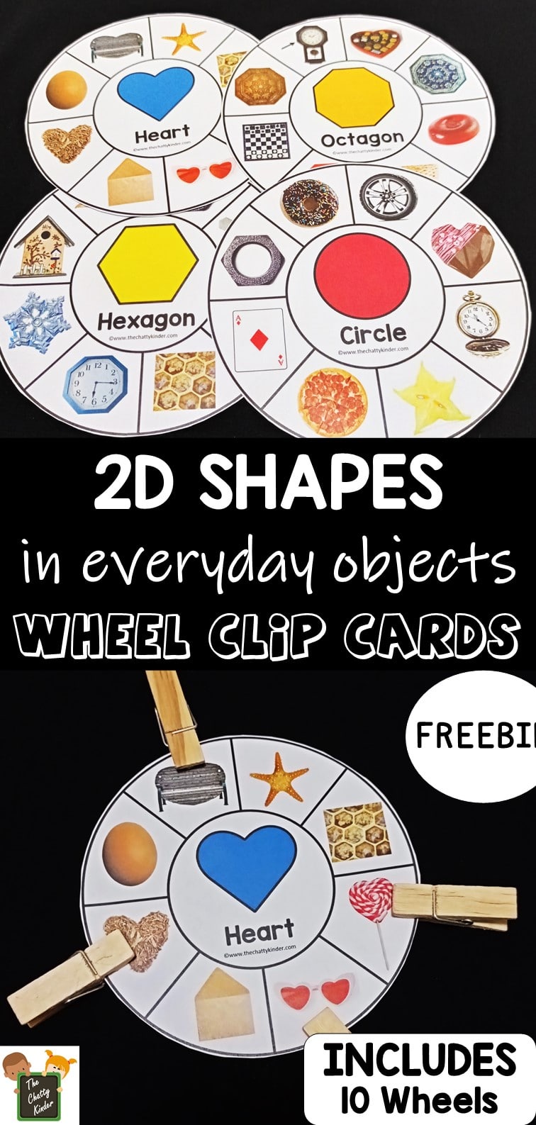 Shapes in Everyday Objects Clip Cards (with real photos) | Free ...
