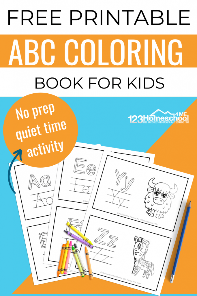 Alphabet Trace and Color Pages | Free Homeschool Deals