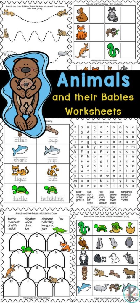 Animal Baby Learning Pages | Free Homeschool Deals