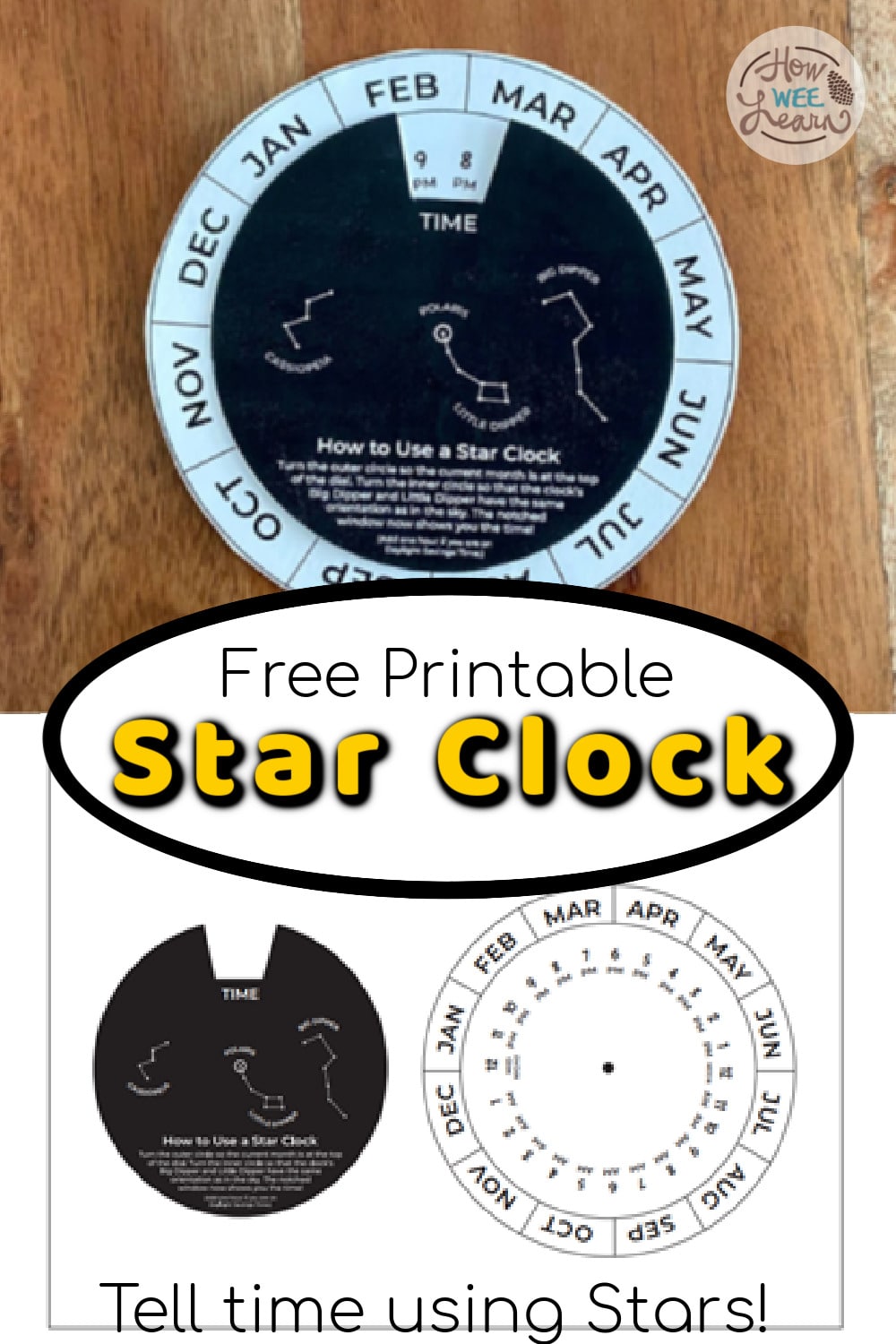 Telling Time With Stars Activity | Free Homeschool Deals