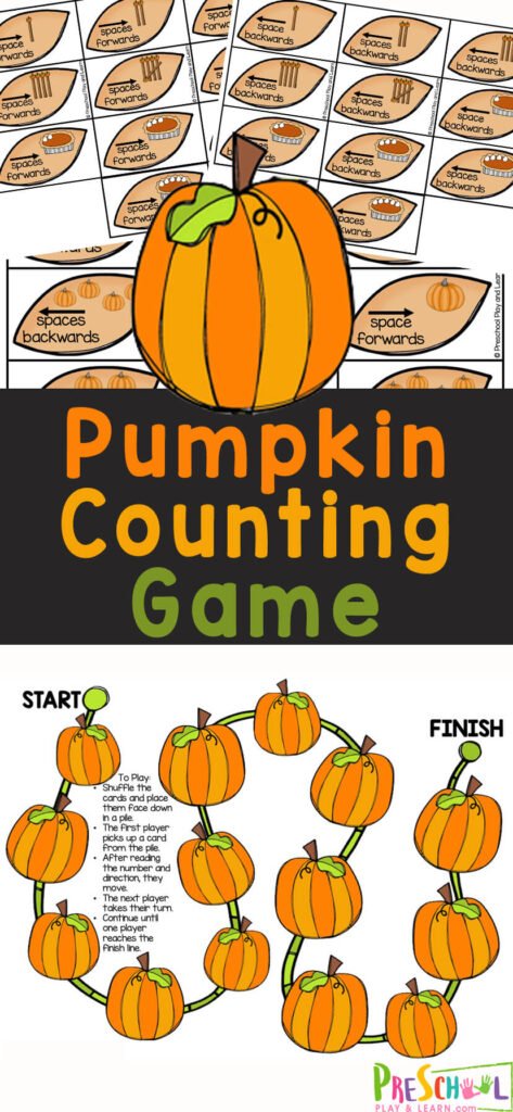 Preschool Pumpkin Counting Game | Free Homeschool Deals