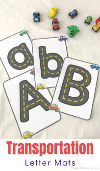 Preschool Transportation Alphabet Mats | Free Homeschool Deals