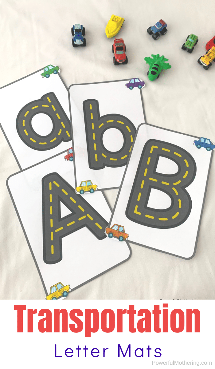 Preschool Transportation Alphabet Mats | Free Homeschool Deals