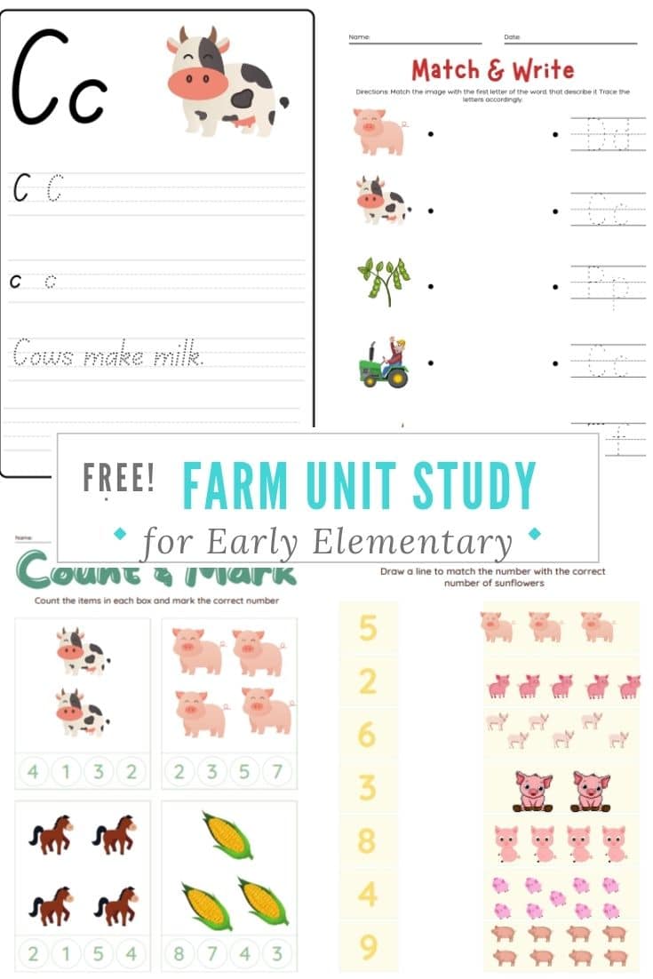 Free Farm Mini-Unit for Early Elementary | Free Homeschool Deals