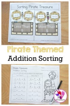 Kindergarten Pirate Sorting Activity | Free Homeschool Deals