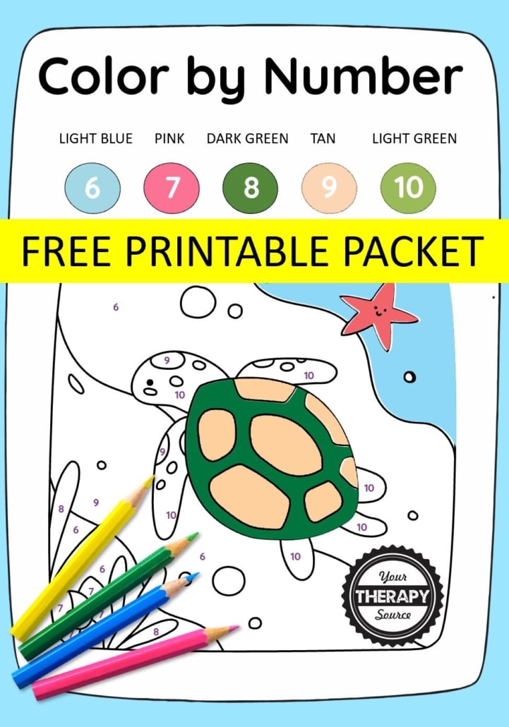 Color By Number Printable Pack Free Homeschool Deals